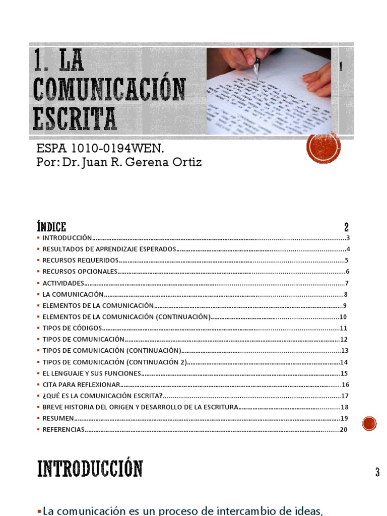 La Comunicacion Escrita Espa 1010 0194wen Enero Febrero 2023 Pdf