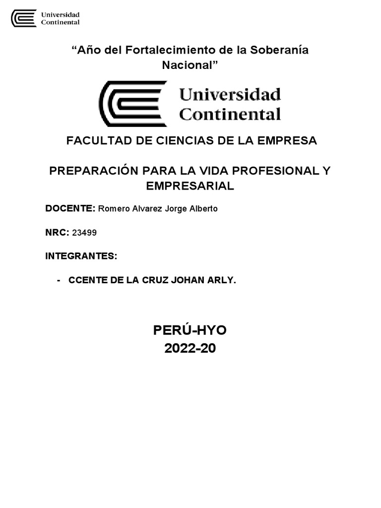 Preparación para La Vida Profesional Empresarial | PDF