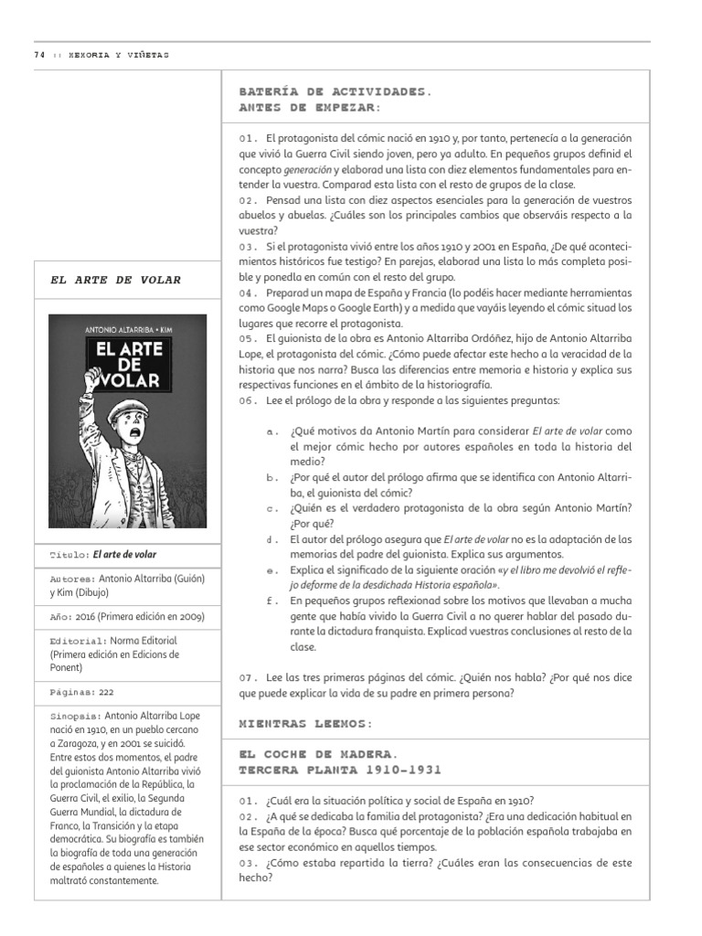 El Arte de Volar PDF | PDF