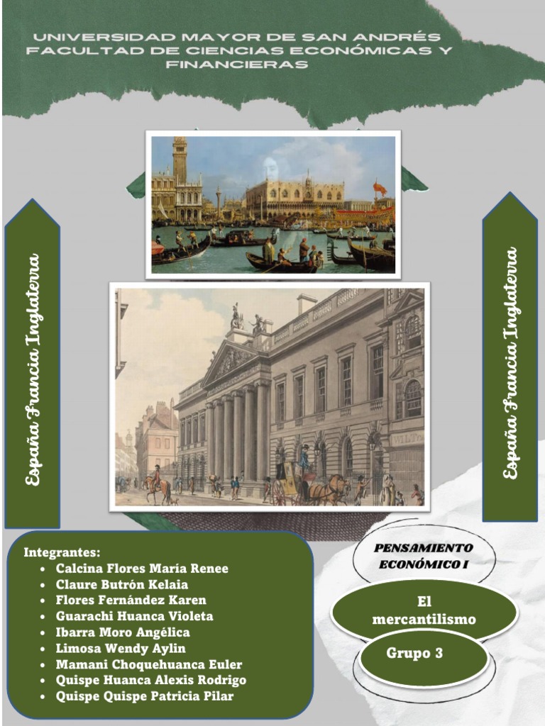 Monografía El Mercantilismo PDF | PDF | Ciencias sociales