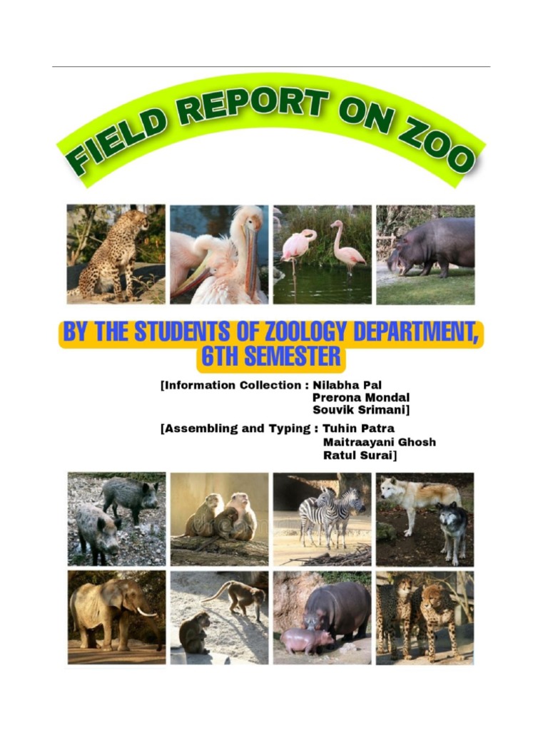 A Project On Visit To Zoological Garden Alipore and World Wildlife Day ...