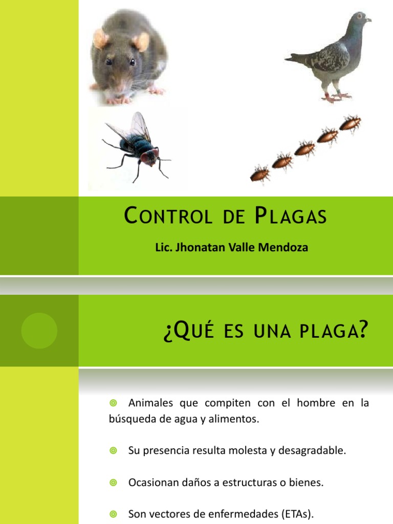 Control de Plagas PDF | PDF | Control de plagas | Plaga (organismo)
