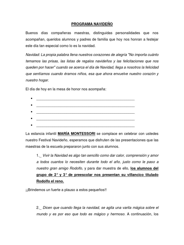 Programa navideño.pdf | PDF