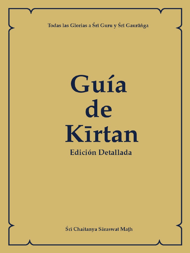 Guia de Kirtan 2022 Edicion Detallada PDF | PDF | Canciones | Gurú