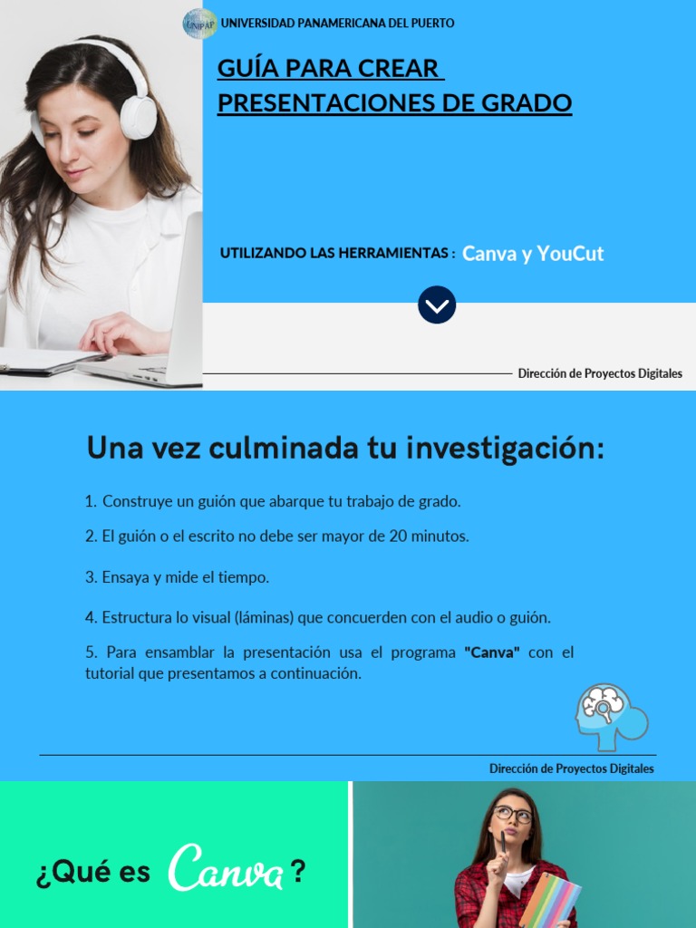 Guía para Presentaciones de Grado. PDF | PDF