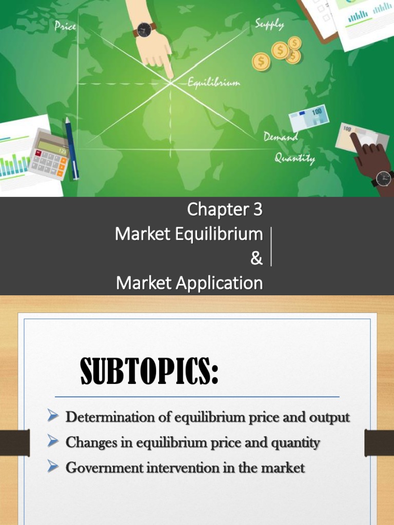 Market Equilibrium and Government Intervention | PDF | Economic ...