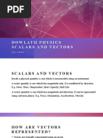 SCALAR AND VECTOR (Short Facts, Grade 7 Lesson) | PDF