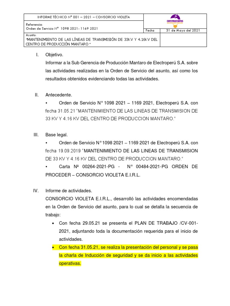Informe L1, L2 y L3 PDF | PDF | Hogar, jardinería y bricolaje | Ciencia y matemáticas