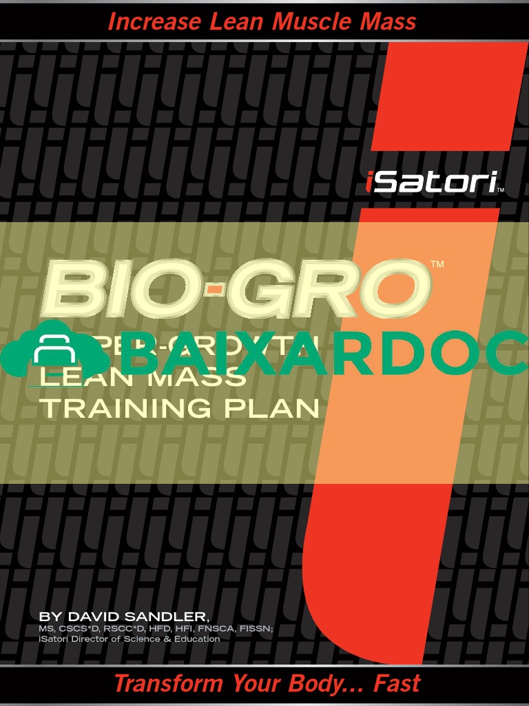 Bio Gro Hypergrowth Lean Mass Final PDF | PDF