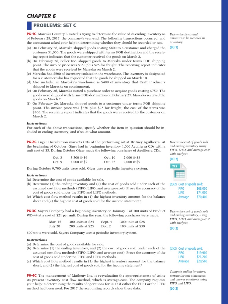 ch06 PDF | PDF | Cost Of Goods Sold | Inventory