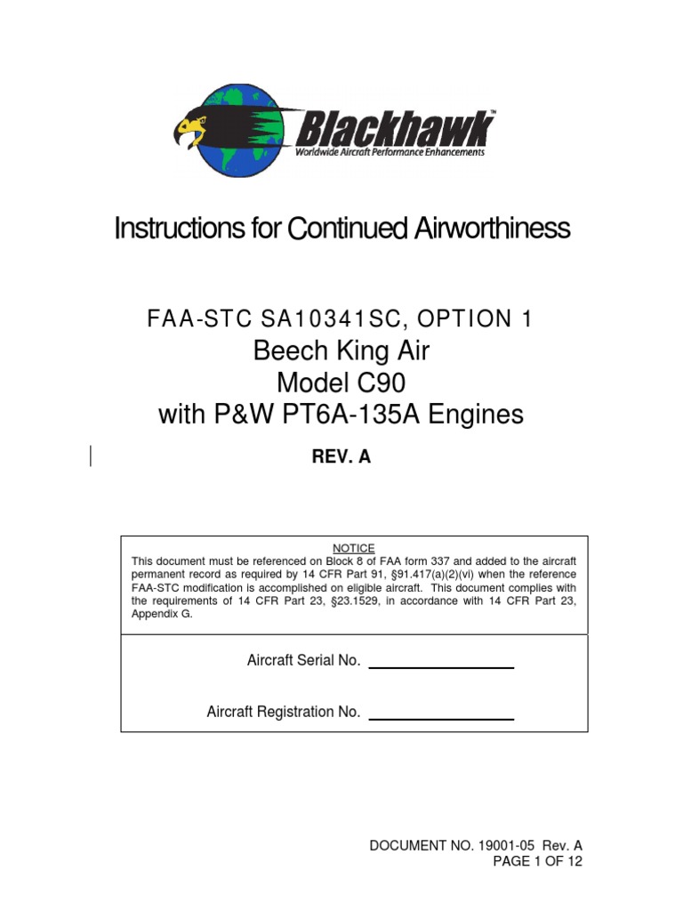 ICA-19001-05-OPT-1-REV-A.pdf | PDF | Transport | Aviation