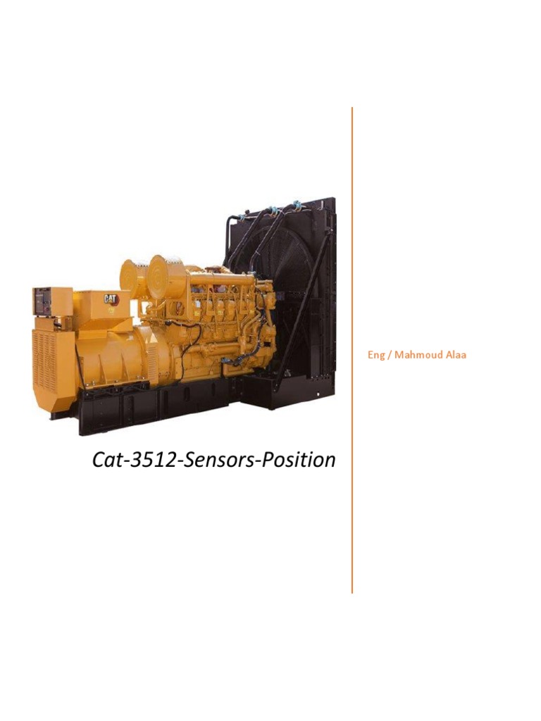 Cat 3512 Engine Sensor Locations | PDF