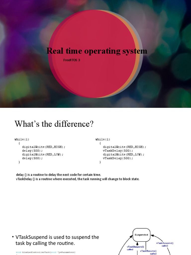 Week 11 - FreeRTOS 3 | PDF | Teaching Methods & Materials