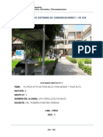 Filtro RLC Pasa Banda Especificaciones y Ecuaciones de Diseño | PDF ...