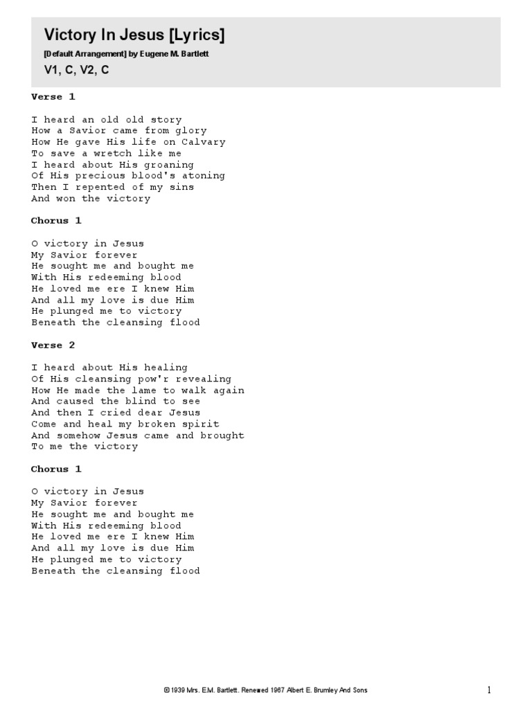 victory_in_jesus_-_lyrics.pdf | PDF