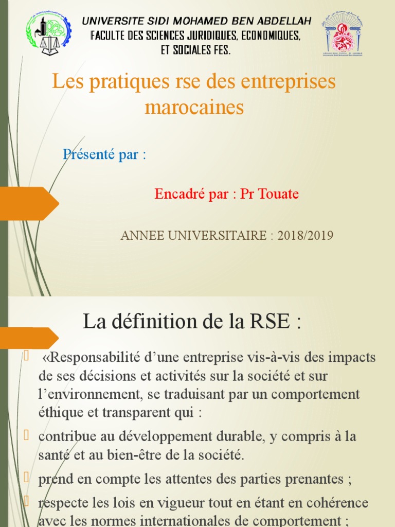 Les Pratiques RSE | PDF | Responsabilité sociétale des entreprises | Business