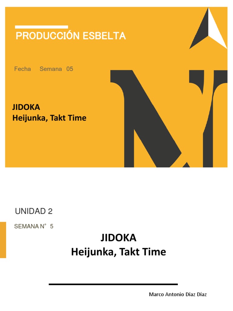 jidoka -heijunka - takt time | PDF