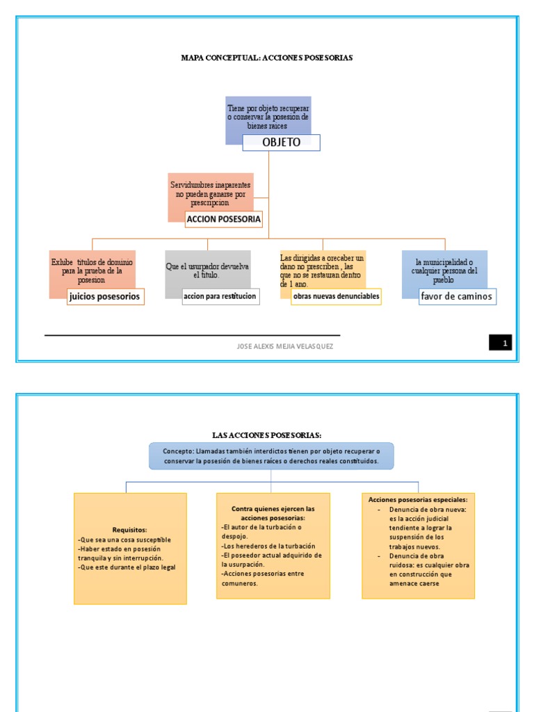 Acciones Posesorias | PDF