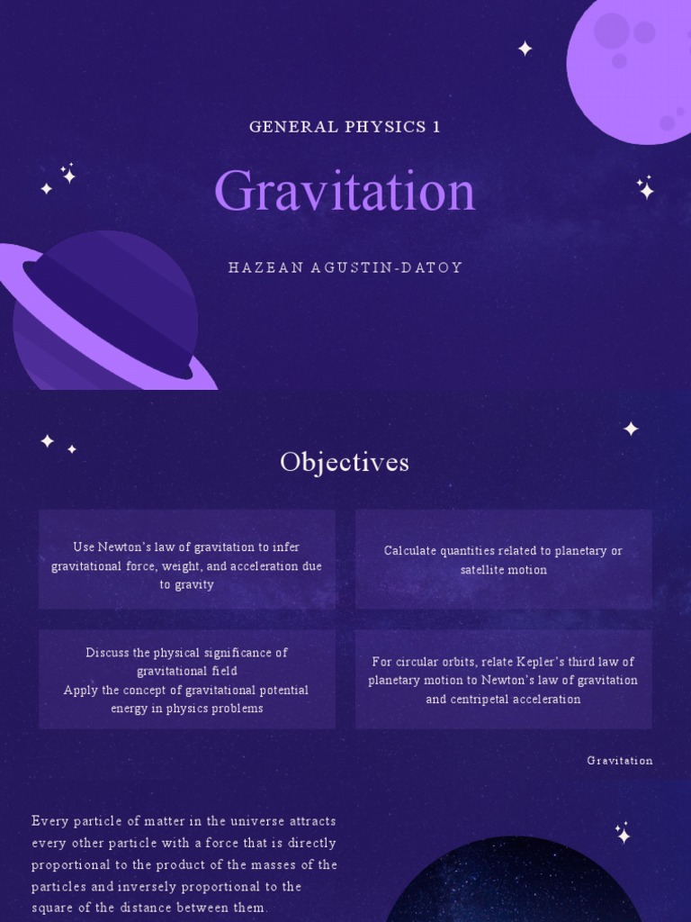 General Physics | PDF | Orbit | Gravity