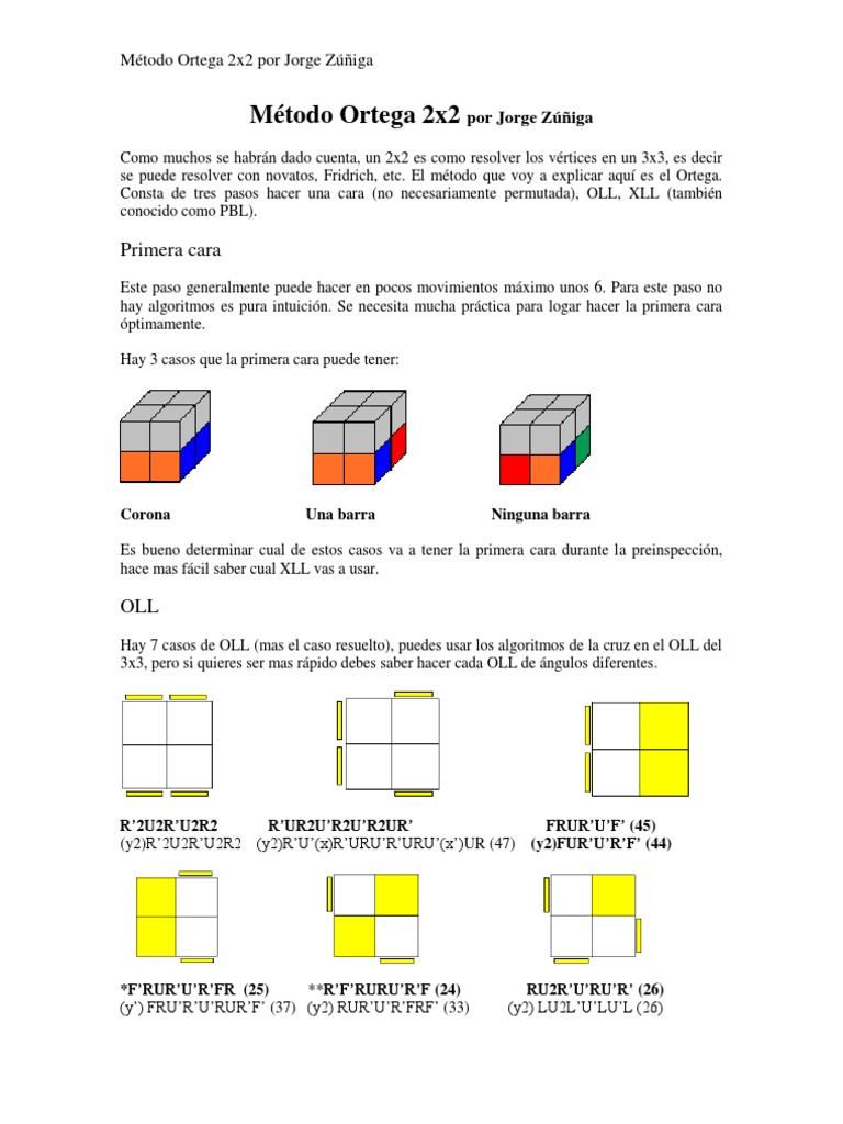 2x2 Metodo Ortega JZ | PDF | Enseñanza de matemática | Science