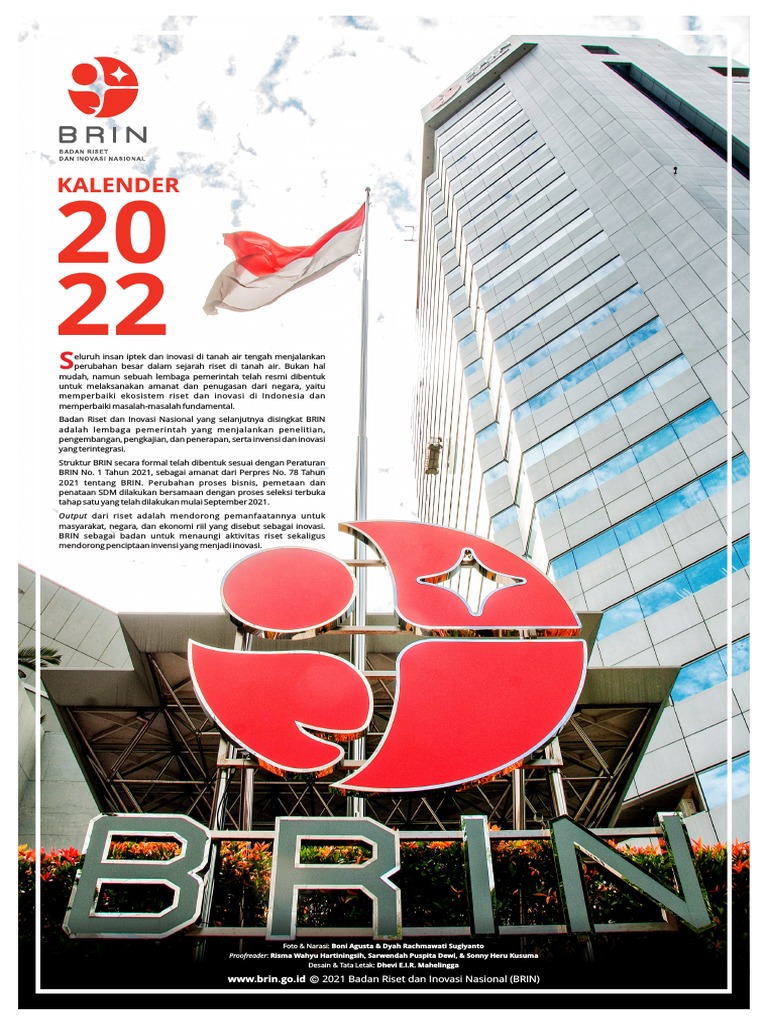 Brin Kalender 2022 Cetak | PDF