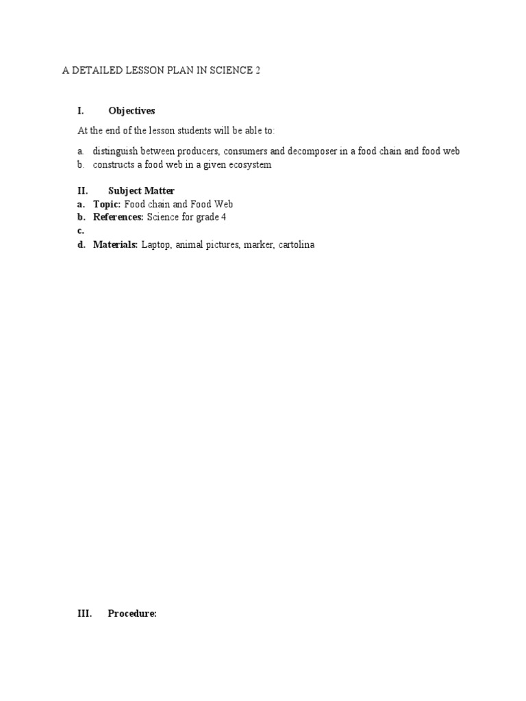 Revised Detailed Lesson Plan | PDF