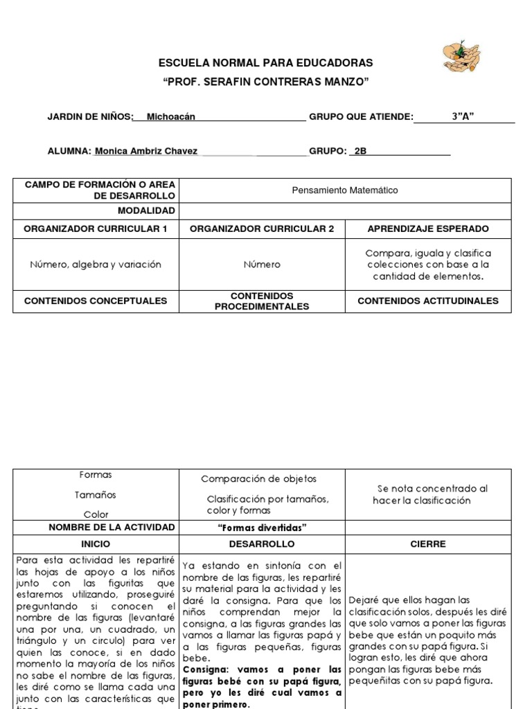 Planeacion MATE PDF | PDF | Cognición | Aprendizaje