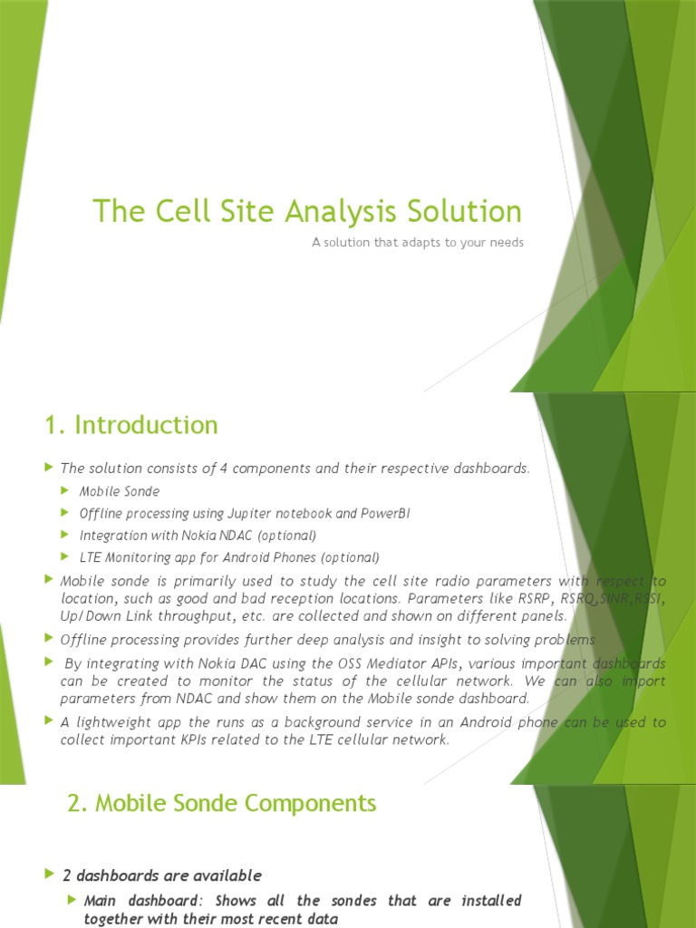 Cell Site Analysis & Monitoring Tool | PDF | Computers