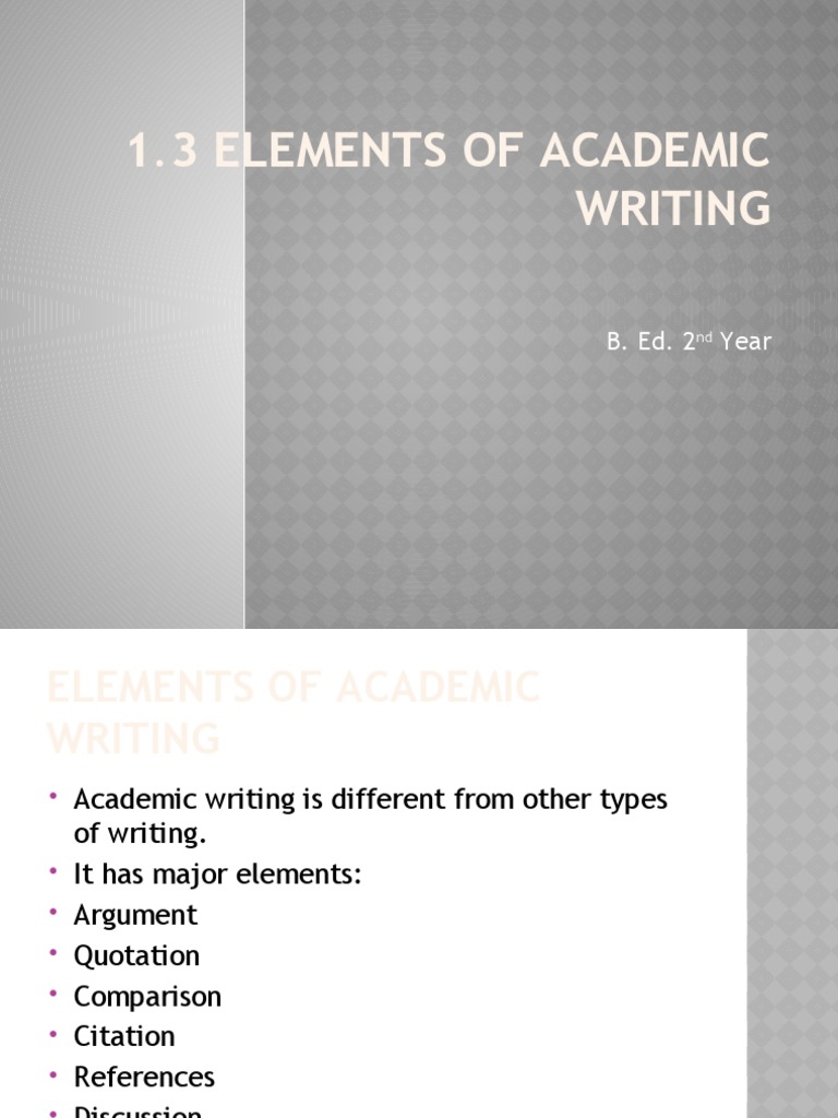 Elements of Academic Writing | PDF | Argument | Theory