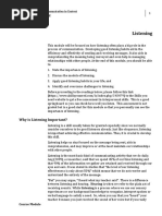 Active Listening Techniques Handout | PDF | Body Language | Communication