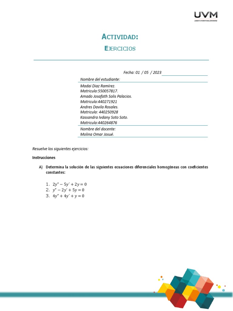 A4 - Ajsp Ecuacione Equipo | PDF