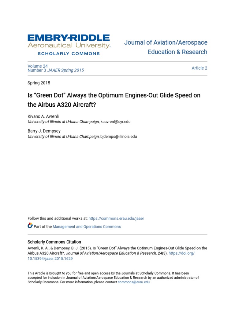 A320 Green Dot Speed Analysis | PDF | Aircraft | Airspeed