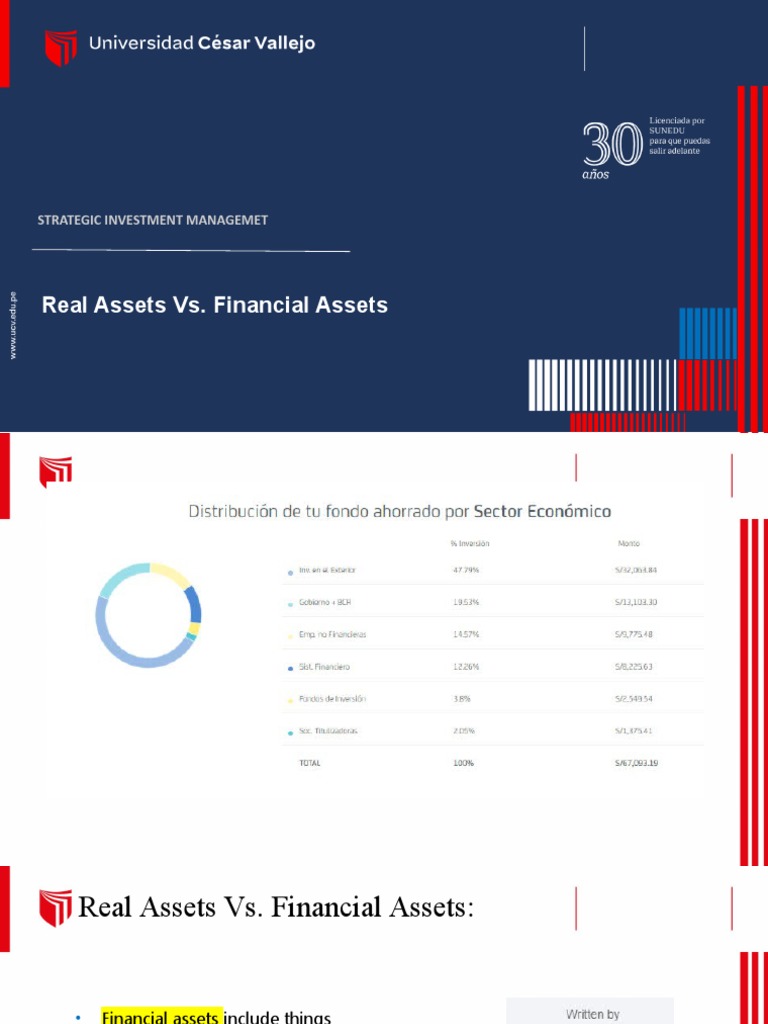 Real vs. Financial Assets Explained | PDF