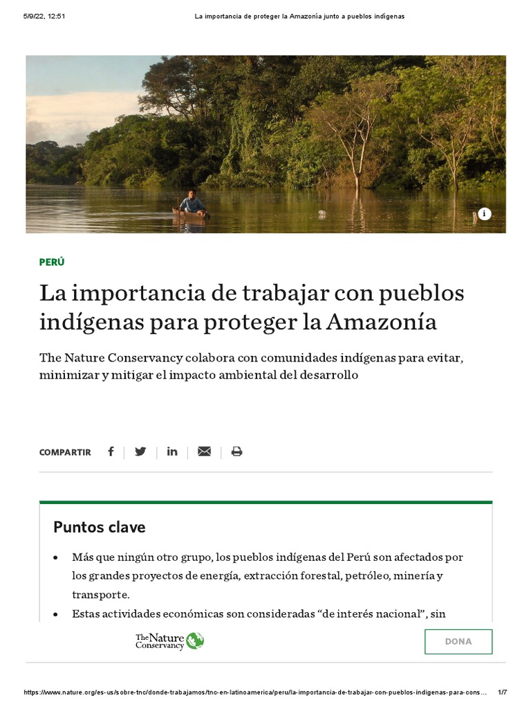 La importancia de colaborar con los pueblos indígenas para proteger la biodiversidad de la ...