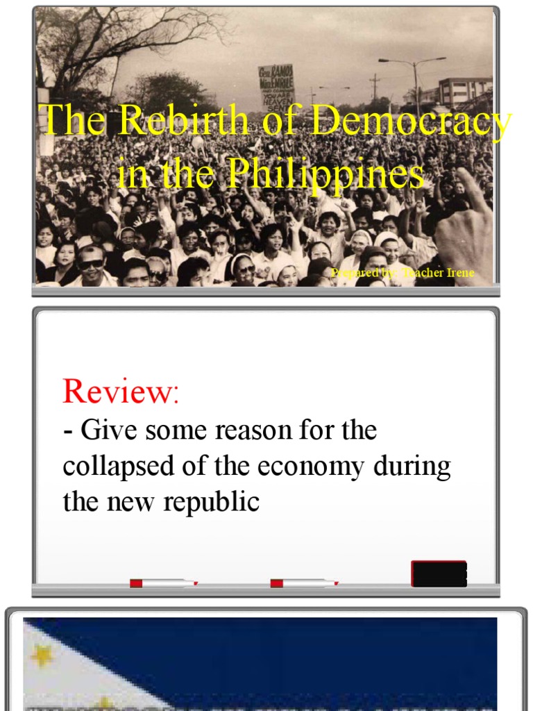 TPO 19 Civics 6 - The Rebirth of Democracy in The Philippines | PDF