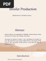 Broilers Production Training Module | PDF | Broiler | Diarrhea