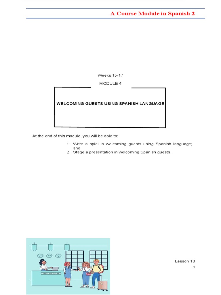 Module in Foreign Language 2 | PDF