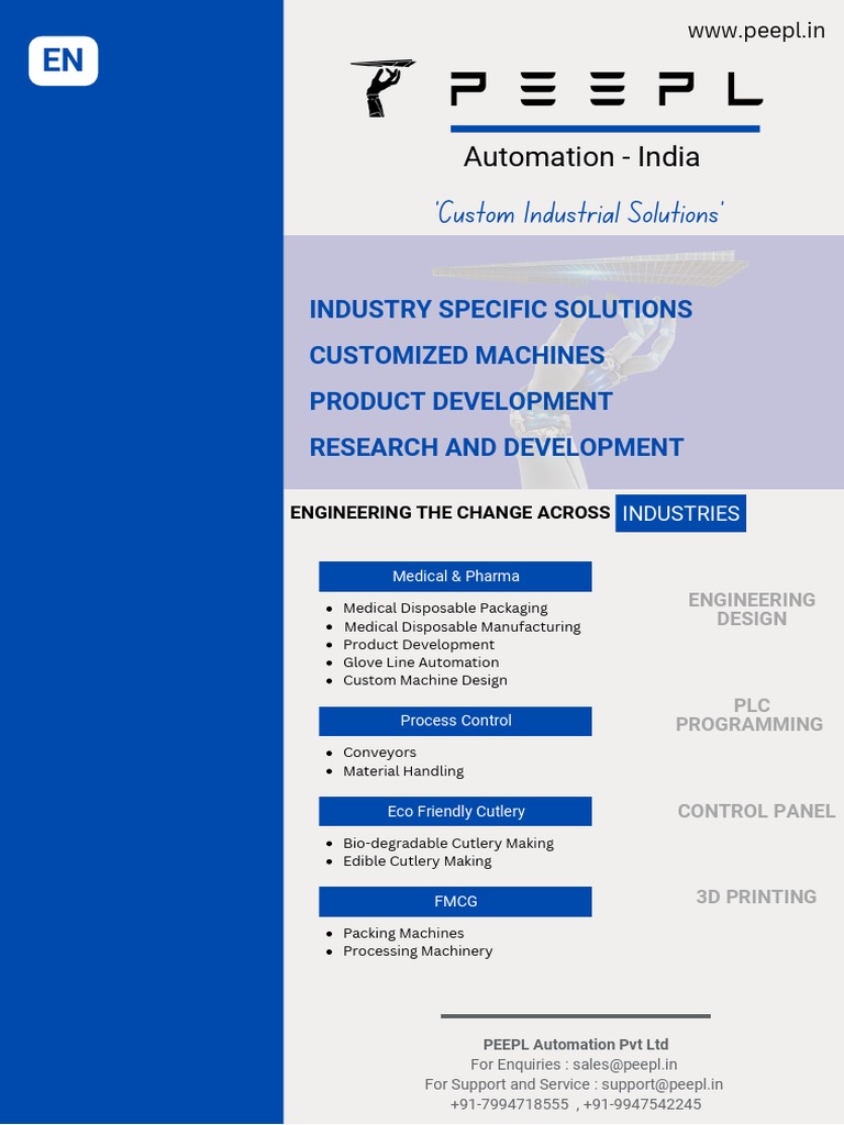 Peepl Automation Brochure PDF | PDF