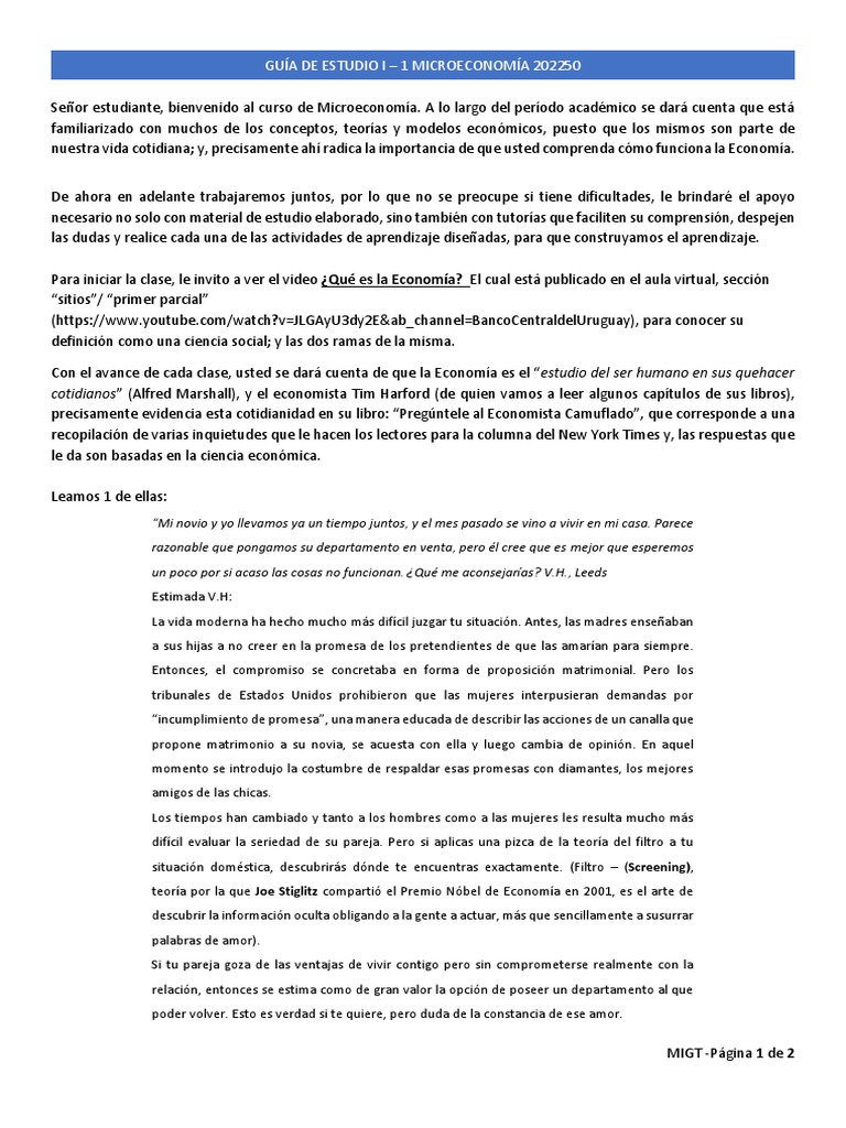 Guia 1 Introduccion Concepto Metodo Clasificacion 202250 PDF | PDF
