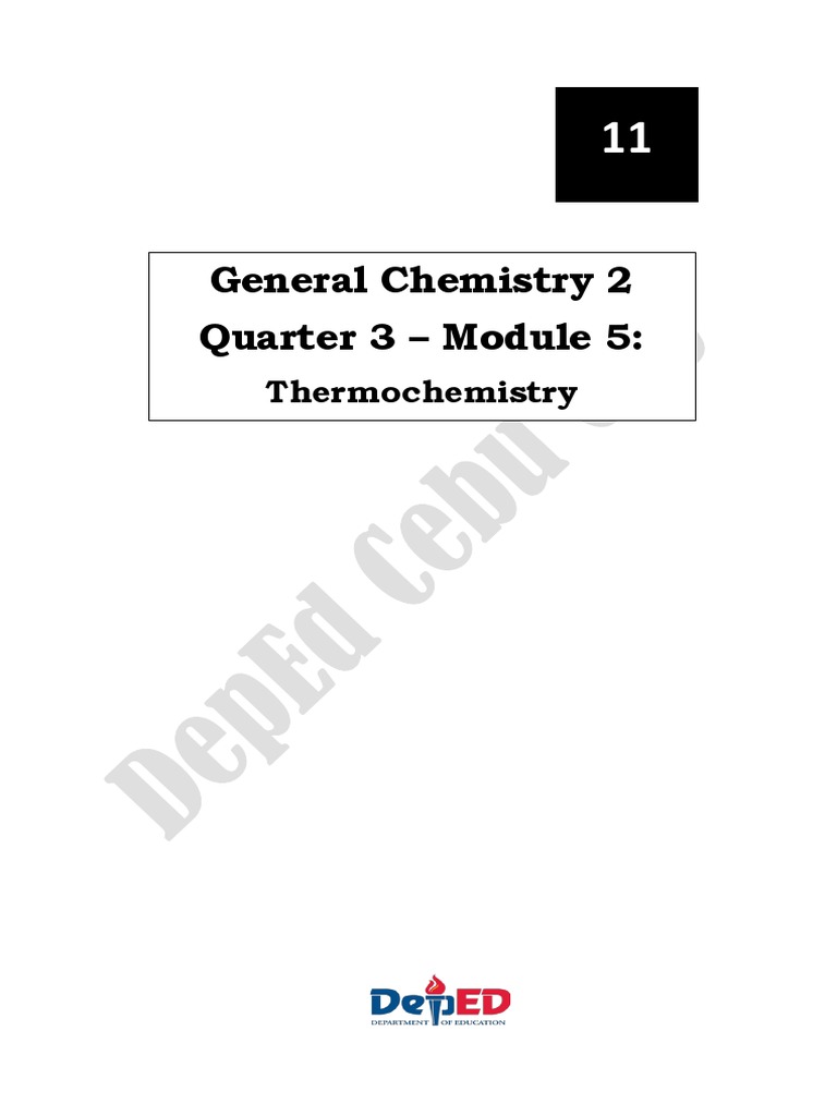 Gen. Chem.2 Q3 Module 5 | PDF