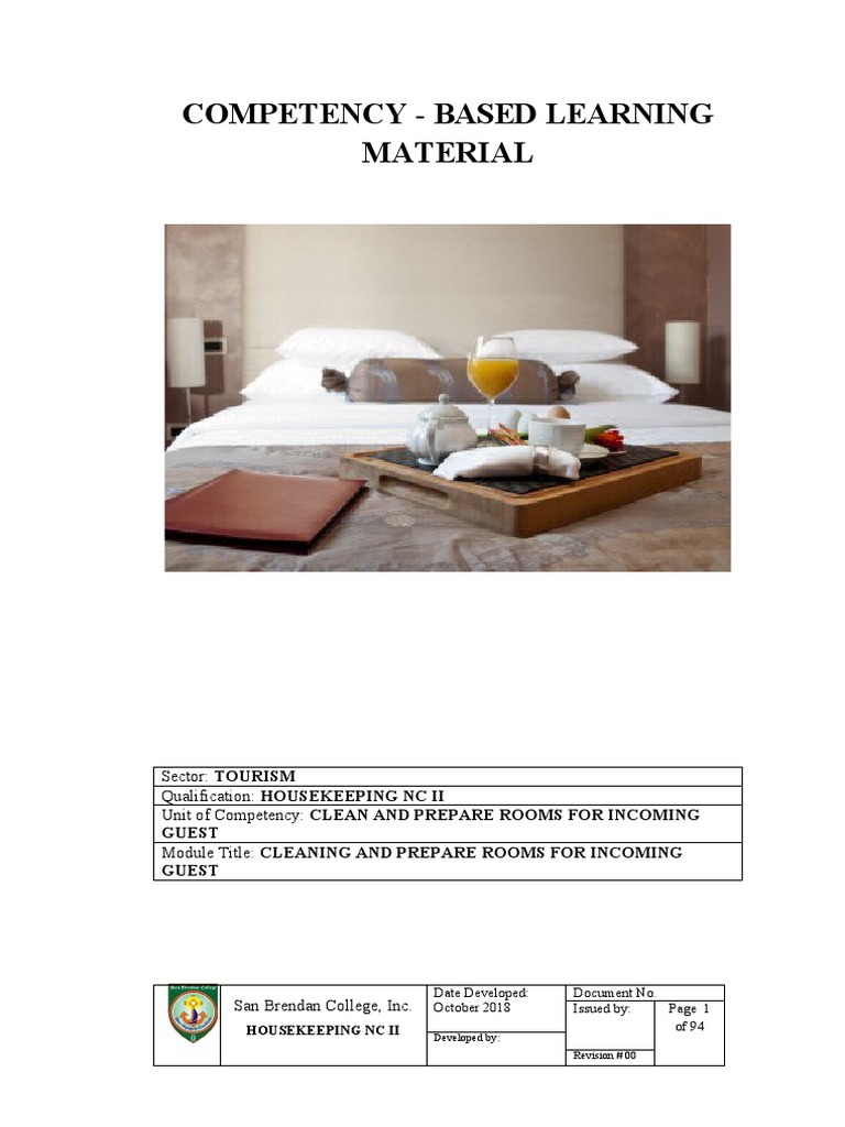 Clean and Prepare Rooms For Incoming Guest | PDF | Housekeeping