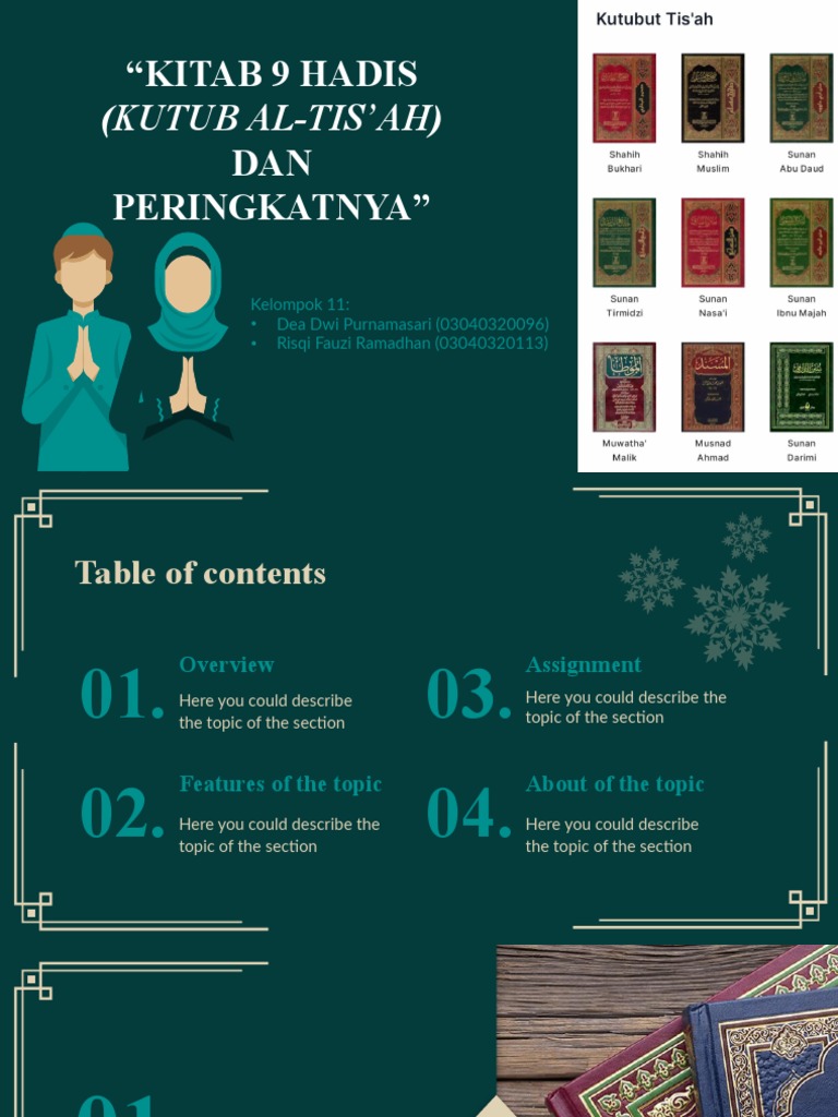 Kitab 9 Hadis (Kutub Al-Tis'ah) Dan Peringkatnya | PDF