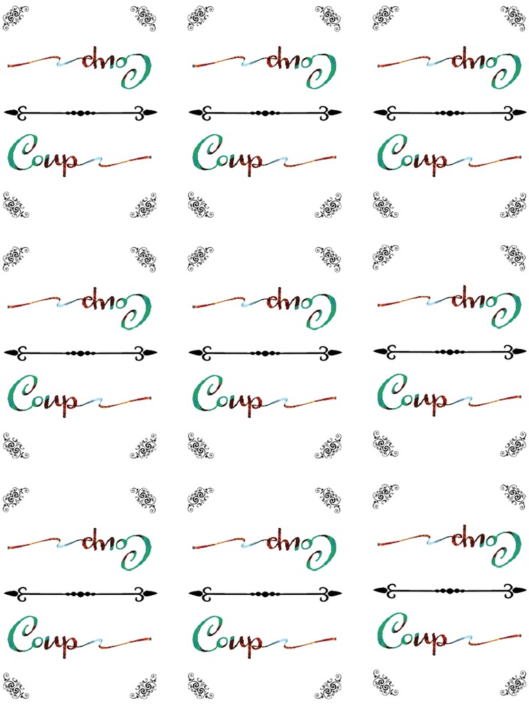 Coup - Cartas - Verso - 9 PDF | PDF
