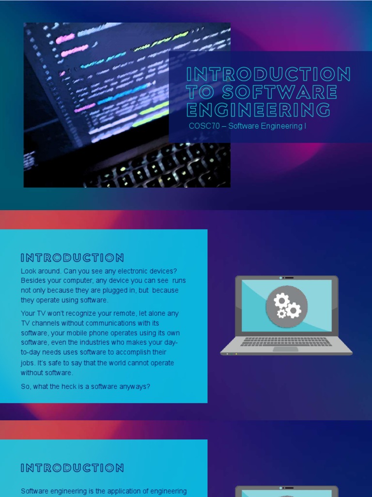 Lesson1-Intro To Software Engineering PDF | PDF | Software | Engineering
