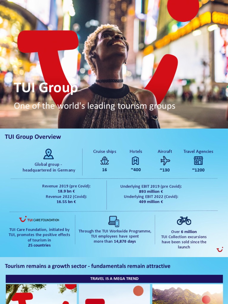 TUI Group: Overview and Vision 2023 | PDF