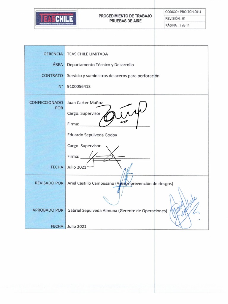 Pruebas de Aire en Perforadoras Sandvik DD310 | PDF | Hogar, jardinería ...