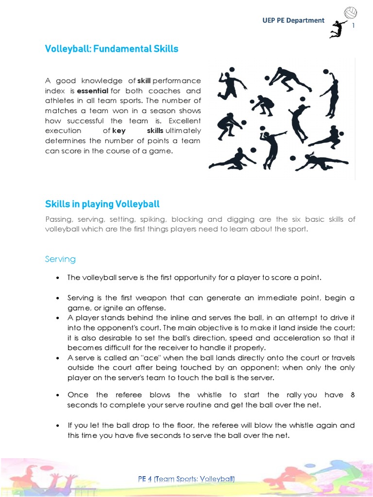 PE-4-Module 2 PDF | PDF | Volleyball | Sports