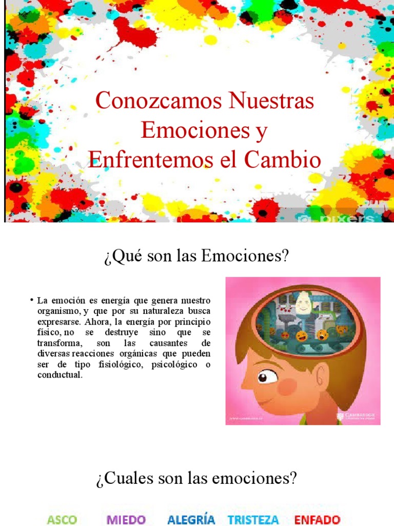 Presentacion de Las Emociones Bachillerato | PDF