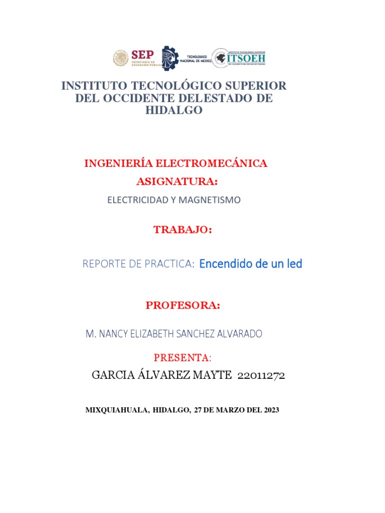 Practica Protoboard Pdf Pdf Diodo Emisor De Luz Corriente Eléctrica