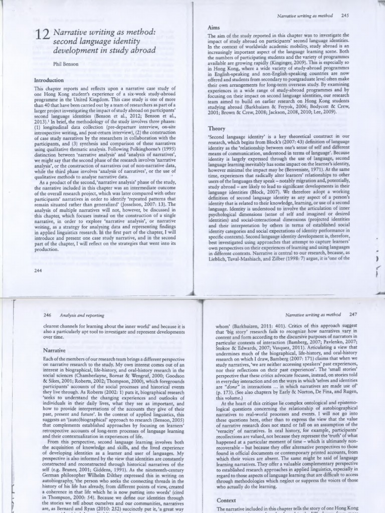 Narrative Research Chapter 12 PDF | PDF